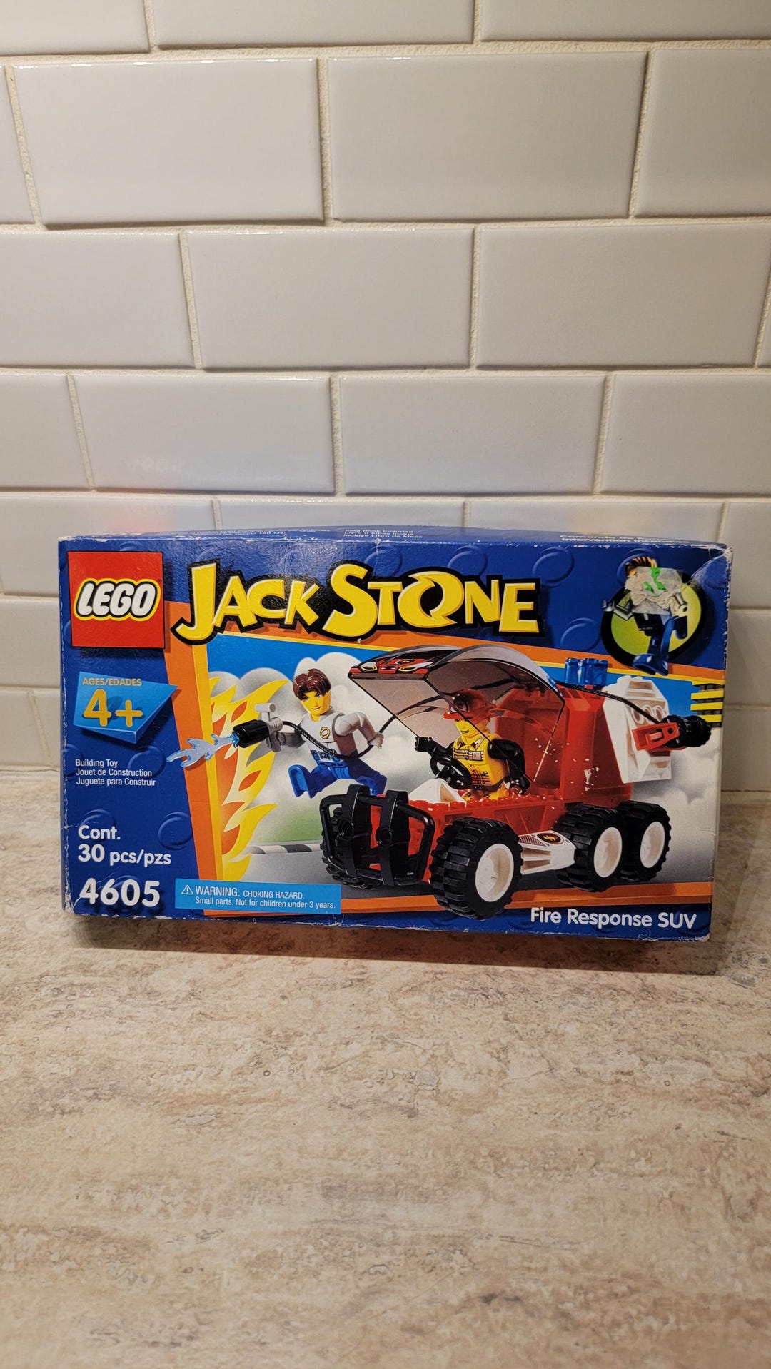 Vintage Retired Jack Stone Lego Set 4605 Fire Response SUV - Etsy