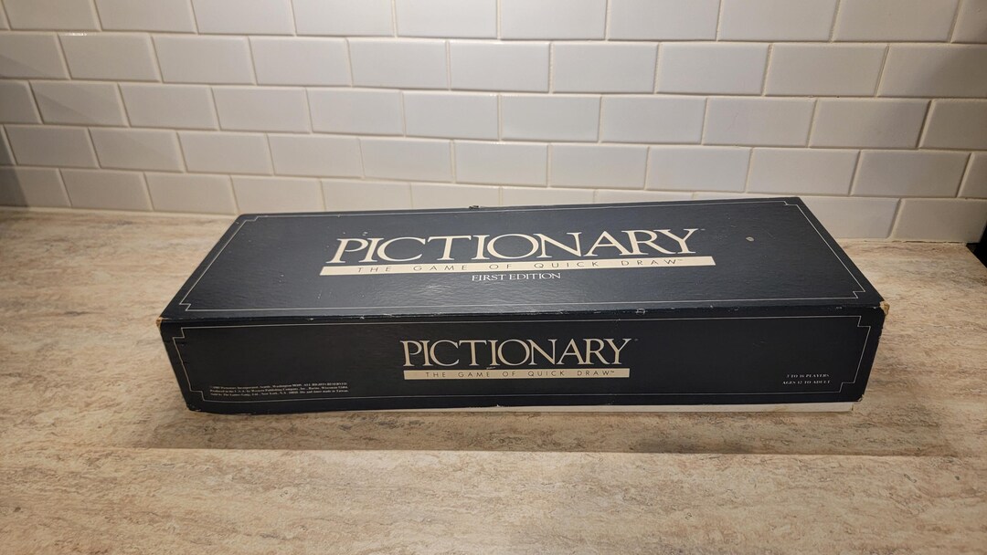 Vintage Pictionary First Edition ~ the Game of Quick Draw ~ 1985 ...