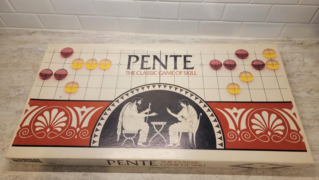 Vintage Pente Board Game by Parker Brothers - Circa 1984, Retro 1980s ...
