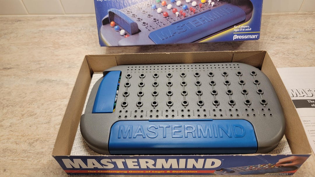 Vintage Mastermind Board Game, 1996 Pressman Mastermind Board Game - Etsy