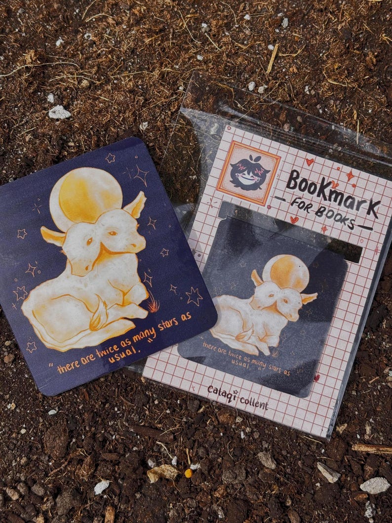 Two-headed Calf - Vinyl Sticker & Bookmark - Etsy
