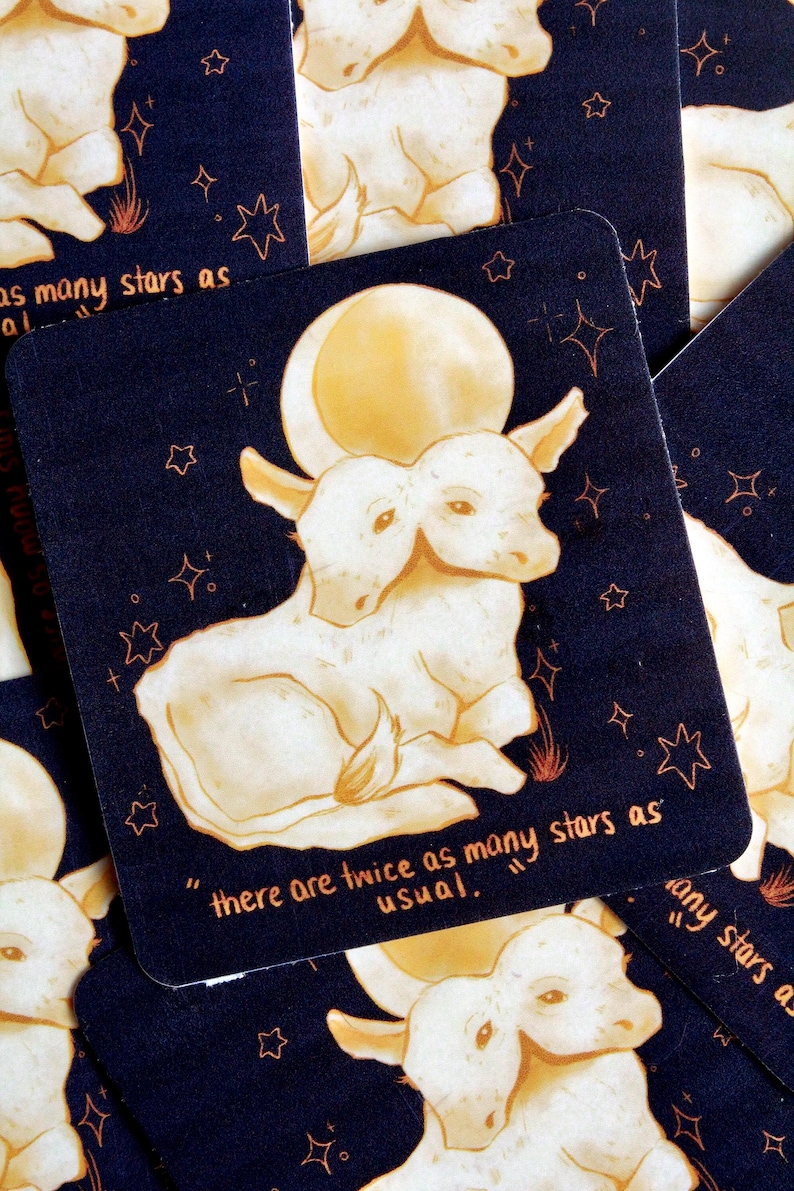 Two-headed Calf - Vinyl Sticker & Bookmark - Etsy