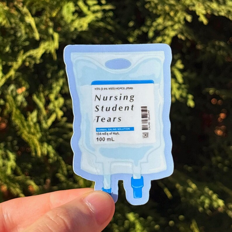 Nursing Student Tears - Sticker - Etsy