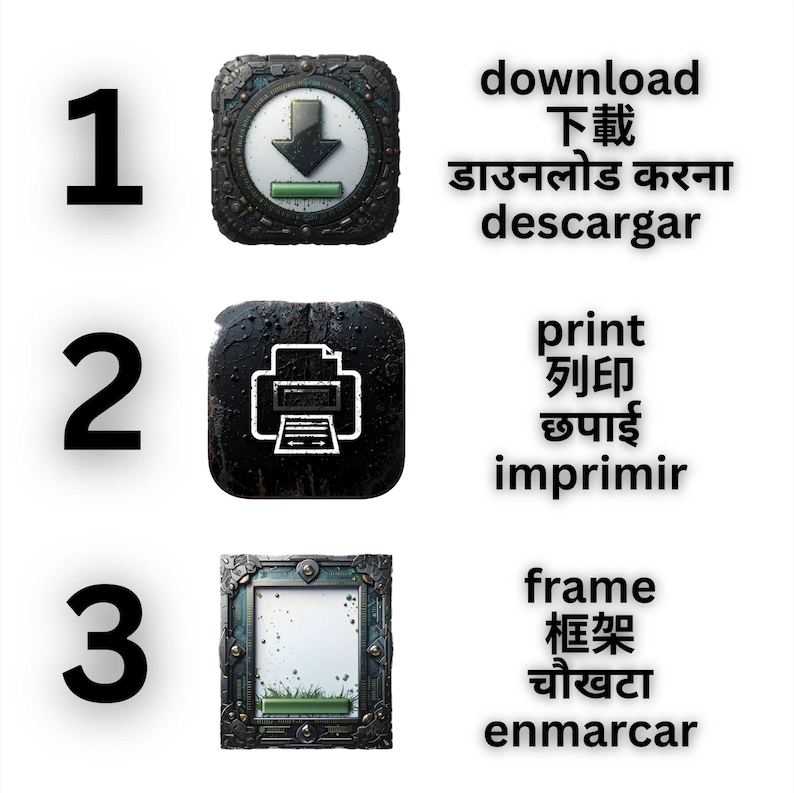 Futuristic Abstract Staircase Digital Art, Modern Wall Art, Industrial ...