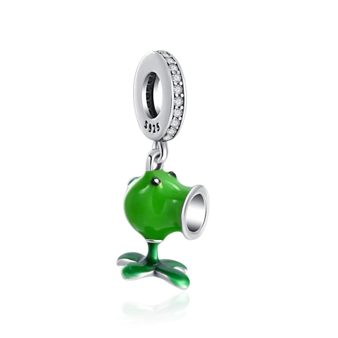 Plants Vs Zombies Charm 925 Sterling Silver Charm - Etsy