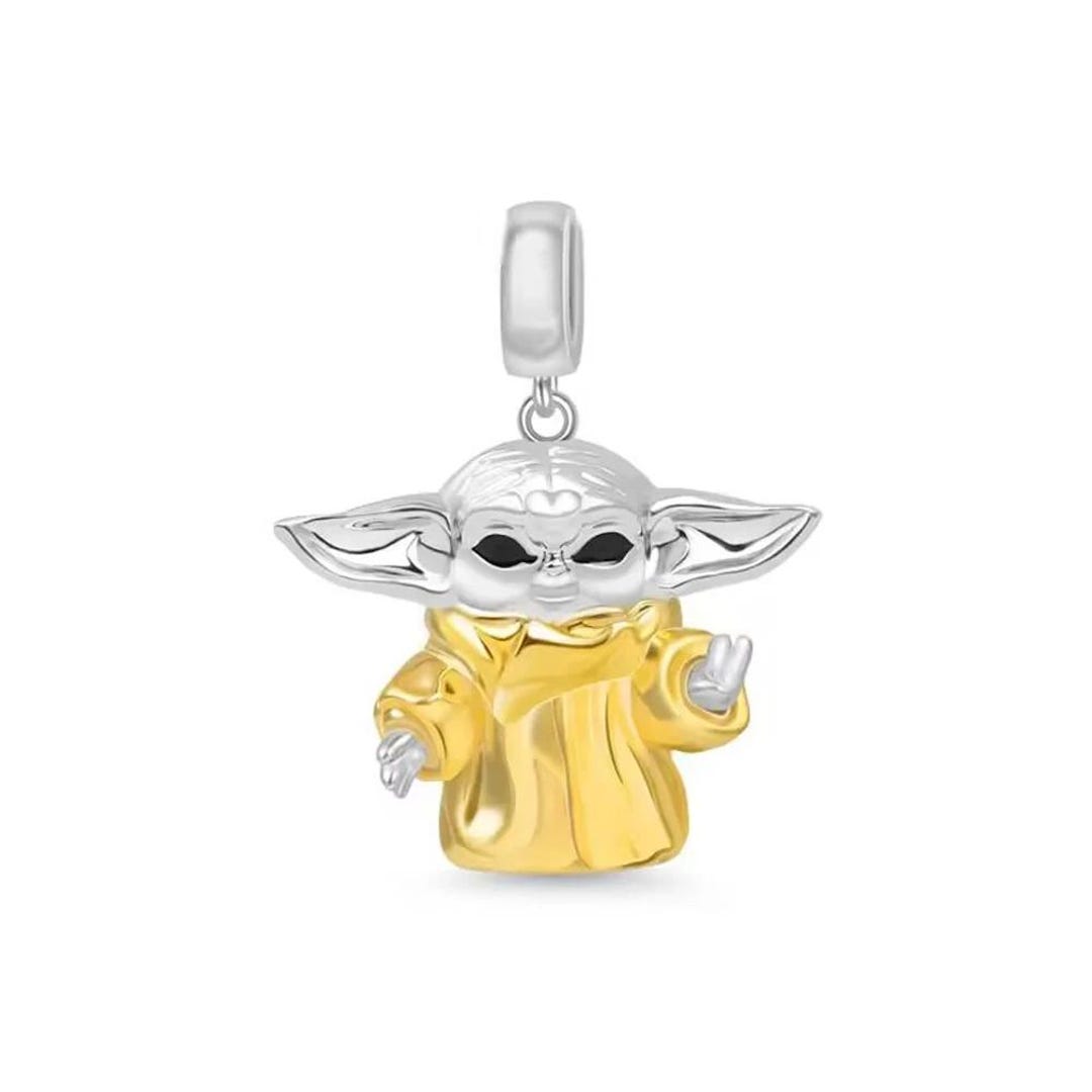 Grogu Star Wars Charm 925 Sterling Silver Charm - Etsy