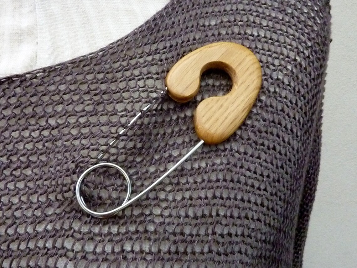 Wood Scarf Pin Needle.shwal Pin.knitting Accessories.knitting Shwal ...