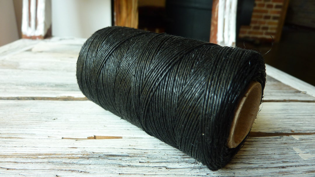 Black Linen Twine String.dark Linen Thread Floral Arranging.linen Cord ...