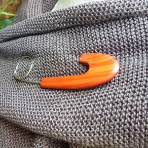 Wooden Shwal Safety Pin.scarf Safety Pin.shawl Stick.weater Clasp ...