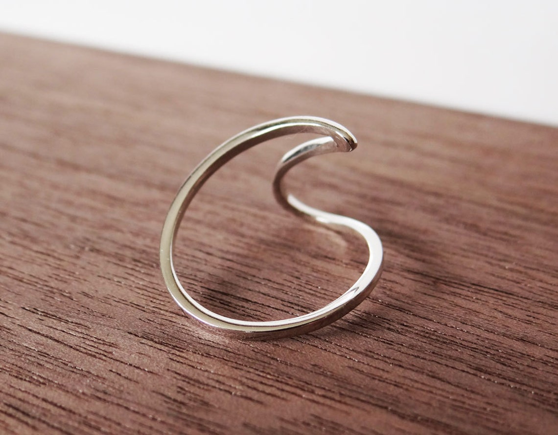 Sculptural Sterling Silver Ring - Etsy