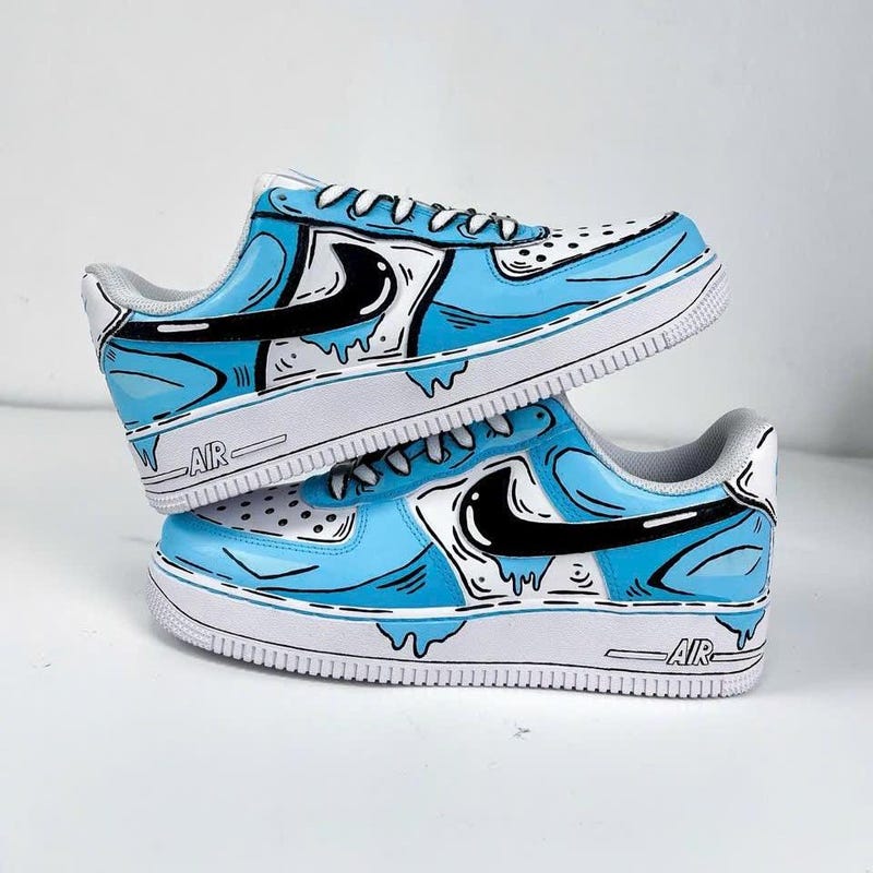 Custom Drip Nike Mens - Etsy UK