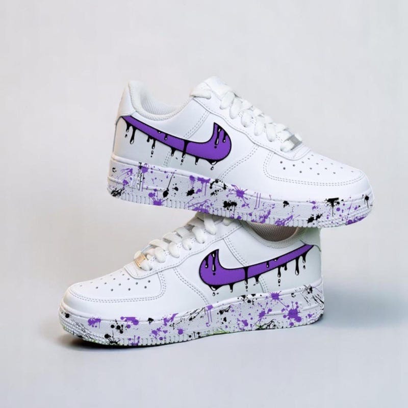 Purple Af1 Drip - Etsy