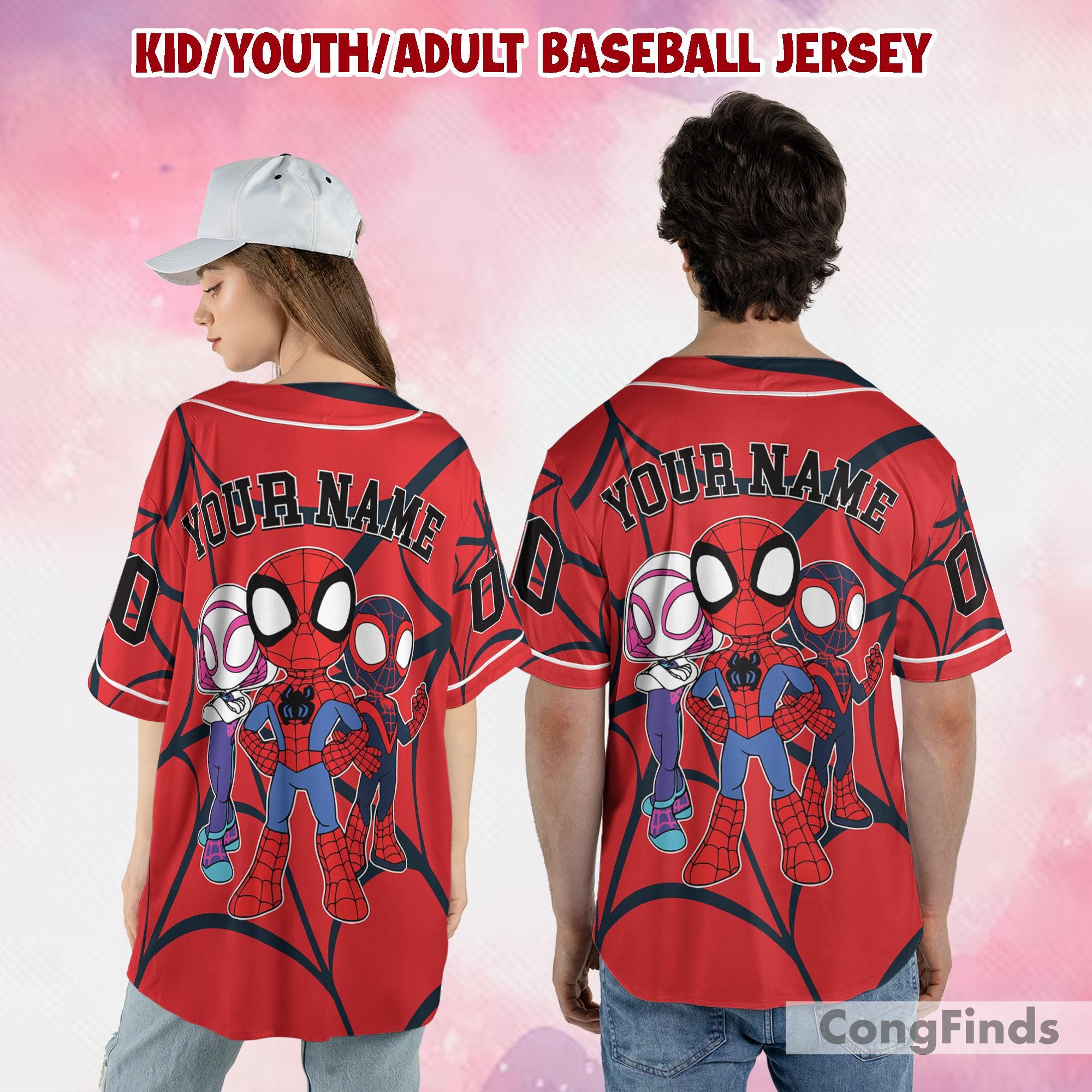 Personalized Spidey and His Amazing Friends Baseball Jersey, Spidey ...