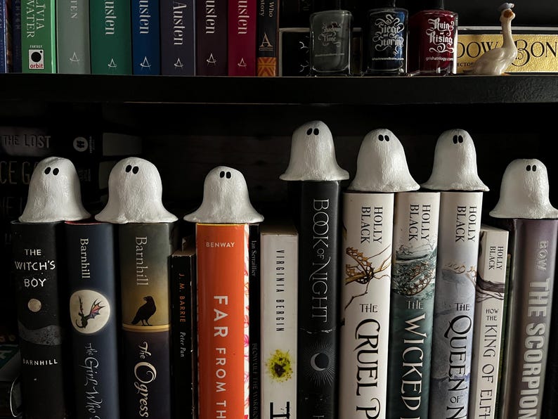 Handmade Ghosts | Hand-molded Clay Sheet Ghosts | Halloween Decor ...