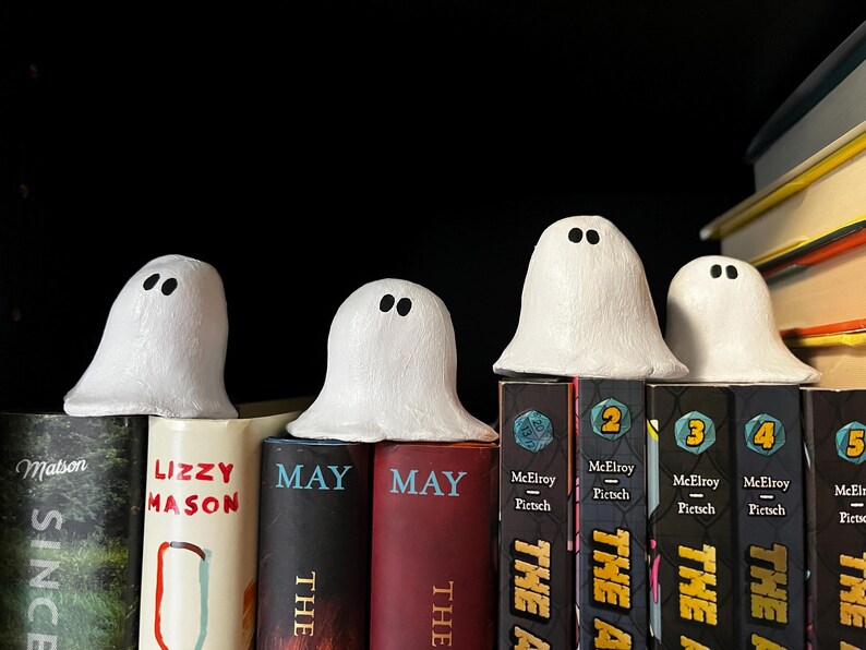 Handmade Ghosts | Hand-molded Clay Sheet Ghosts | Halloween Decor ...