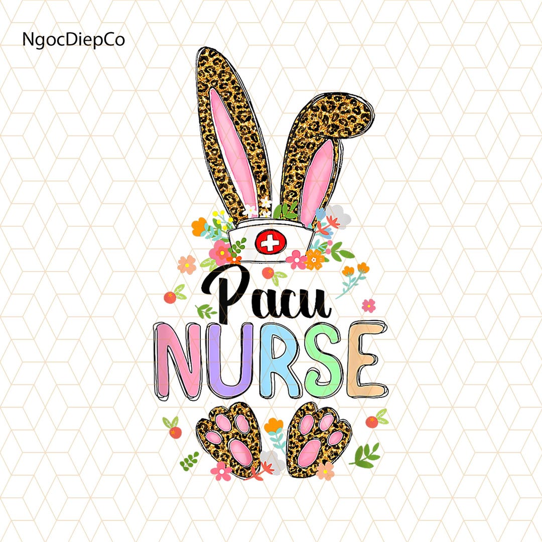 Nurse Png, Easter Nurse Coquette Bow Png, Nurse Life Png, Easter Nurse ...