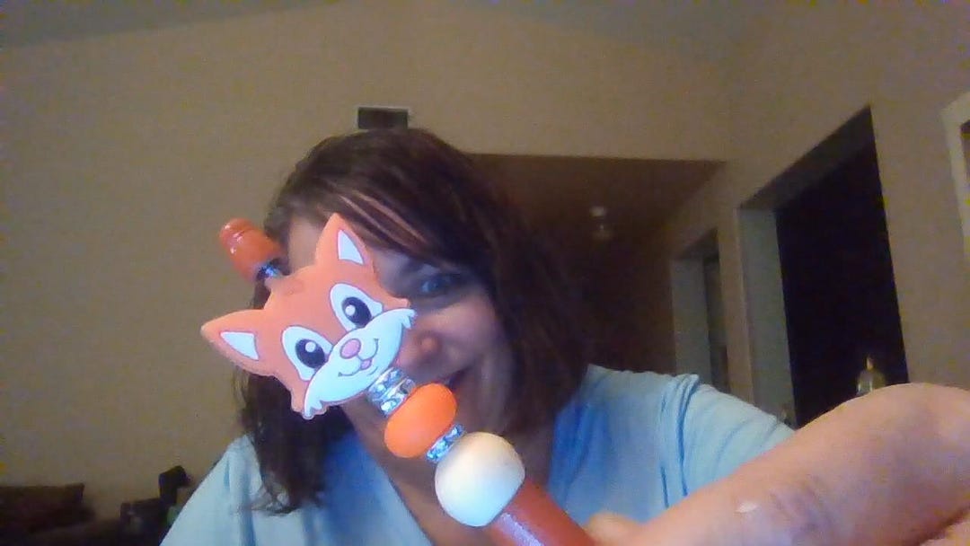 Foxy Fox Ballpoint Beaded Character Pen - Etsy