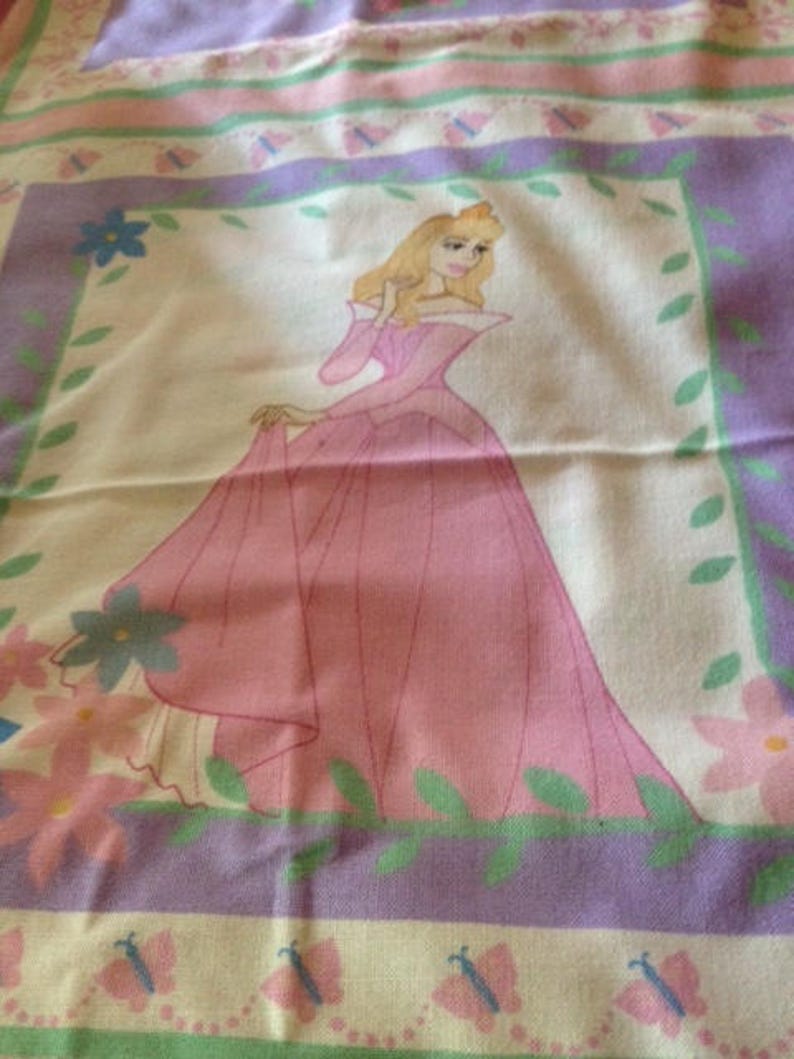 Disney Princess Fabric Panels - Belle, Aurora, Cinderella, Snow White ...