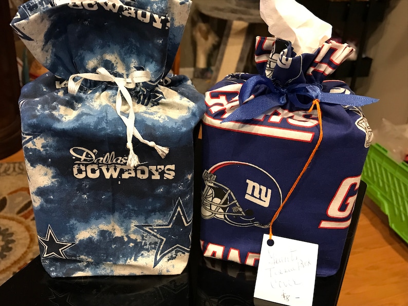 NFL Fabric Tissue Box Cover for Square Box - Choice of Dallas Cowboys ...