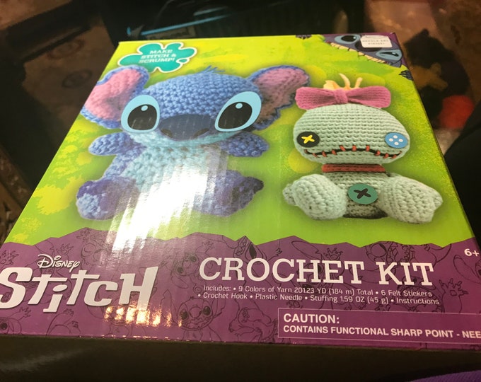 Disney Stitch Crochet Kit - Make Stitch & Scrump Instructions- Age 6 ...