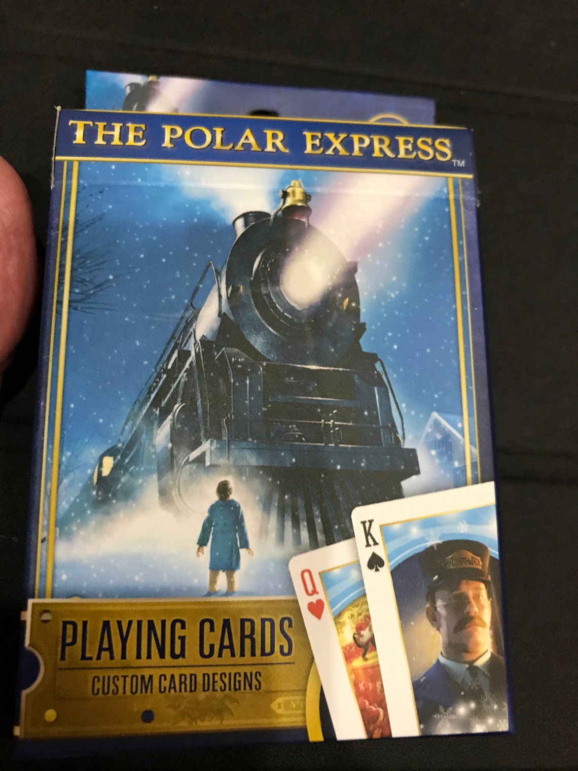NIB Polar Express Playing Cards Standard Deck Custom Card | Etsy