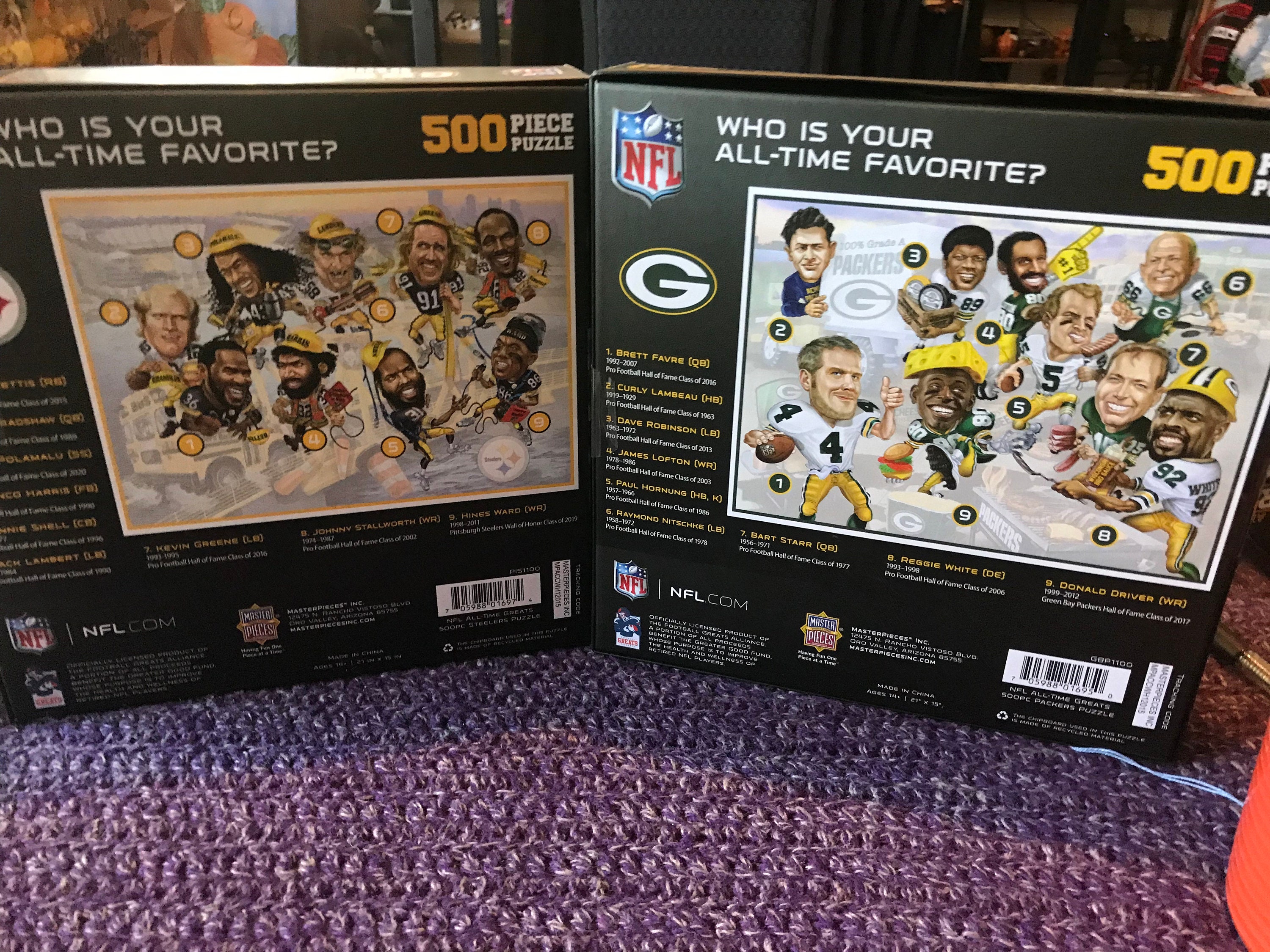NIB Masterpieces NFL All Time Greats Jigsaw Puzzle Green Bay - Etsy