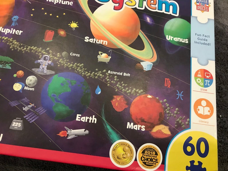 NIP Masterpieces Solar System Kids Puzzle 60 Pieces Glow - Etsy NIP Masterpieces Solar System Kids Puzzle 60 Pieces Glow - Etsy