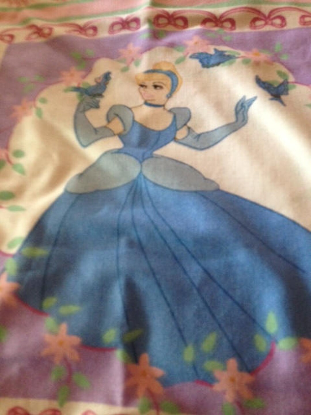 Disney Princess Fabric Panels - Belle, Aurora, Cinderella, Snow White ...