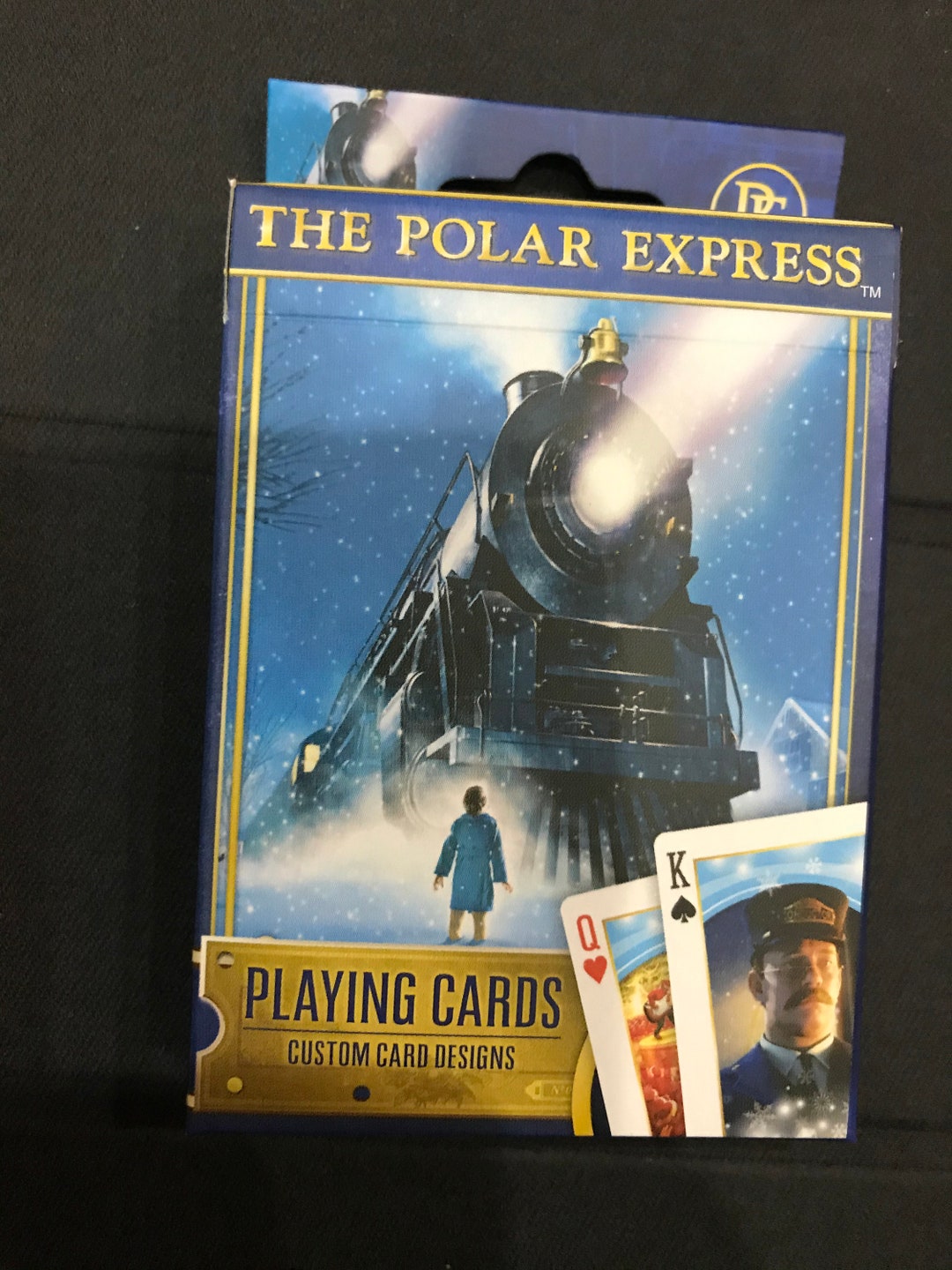 NIB Polar Express Playing Cards - Standard Deck - Custom Card Designs ...