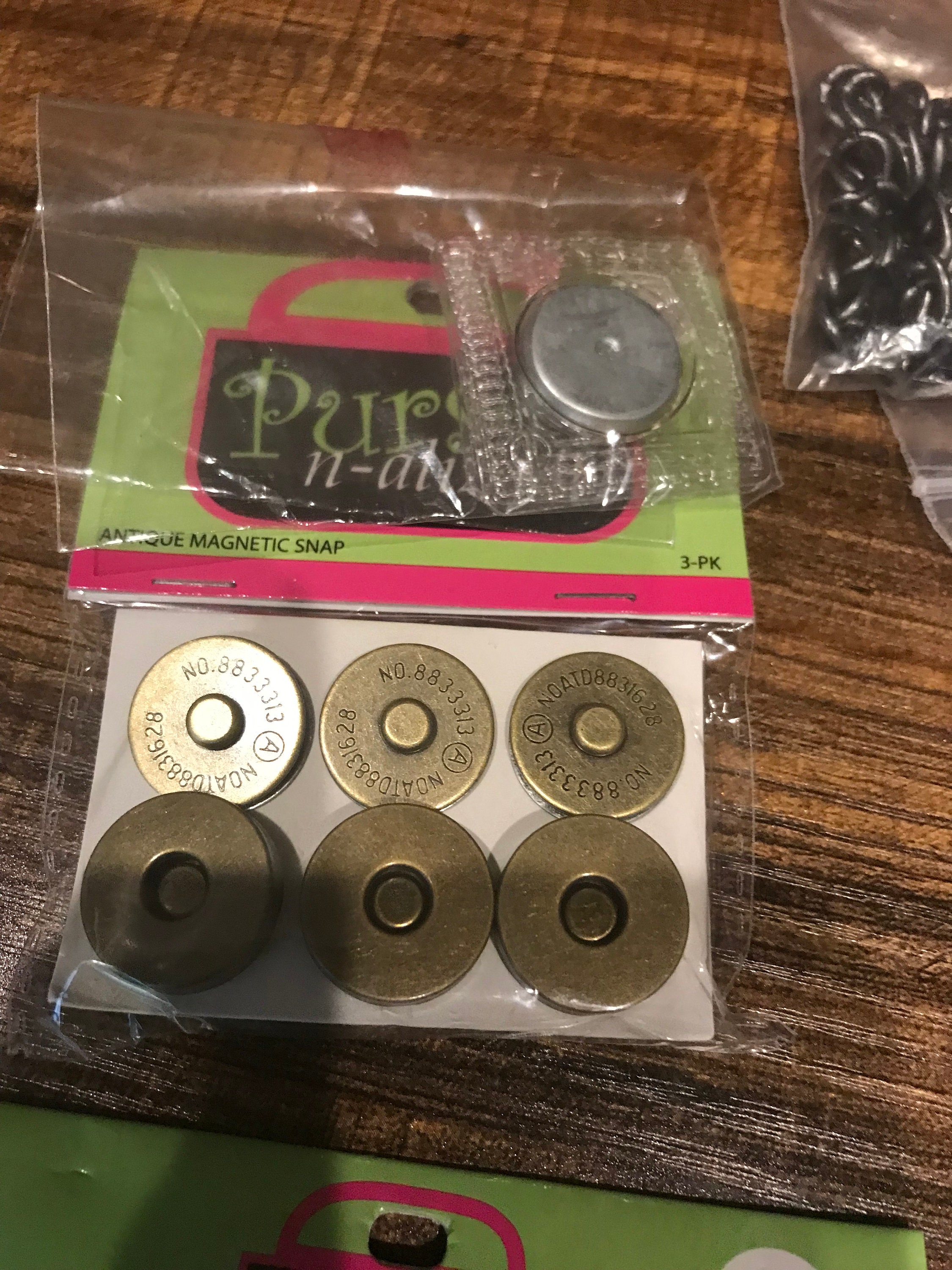 New Purse /bag Magnet Closures to Finish Your Handmade Item - Purse-n ...