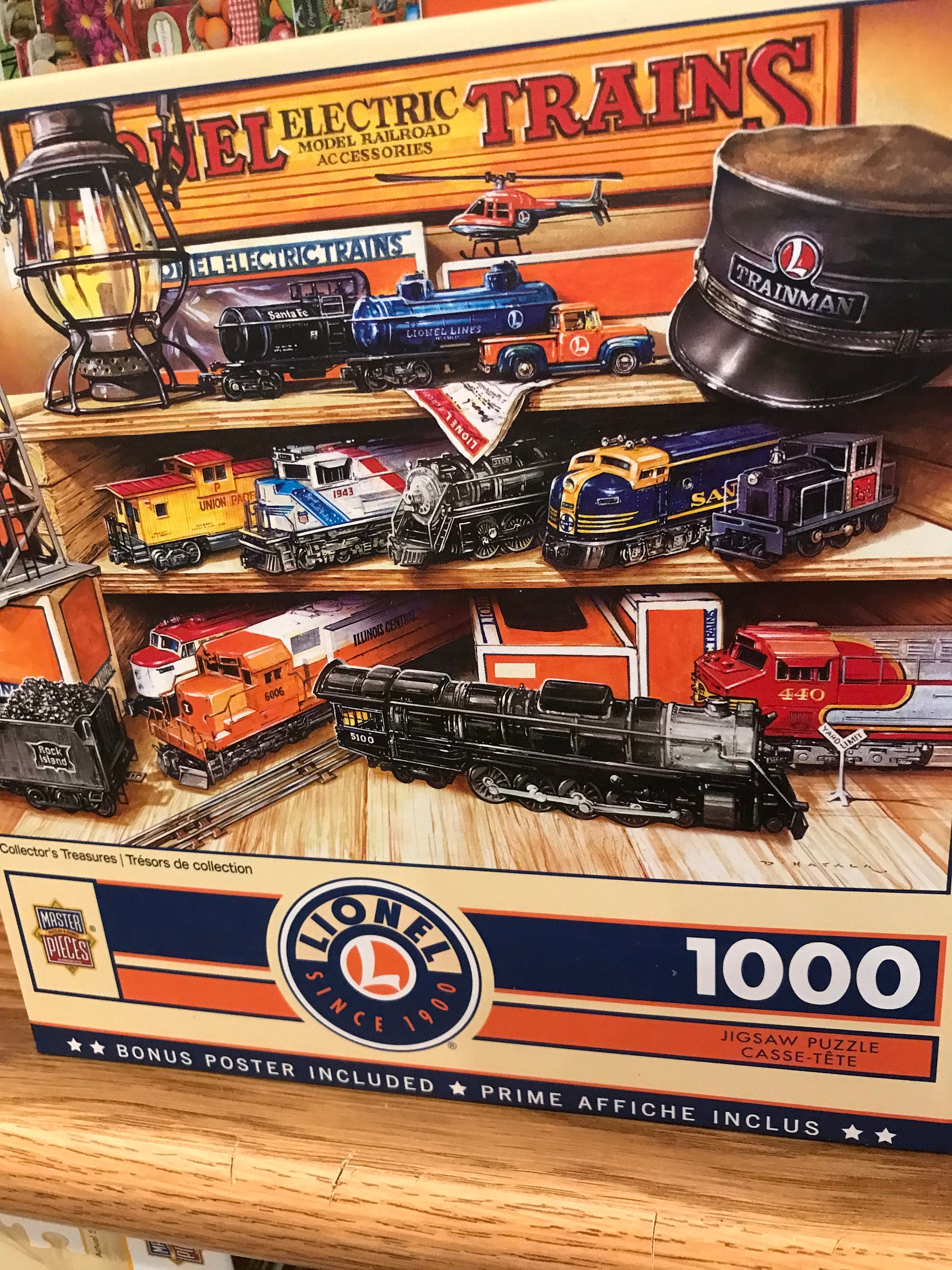 NIP Masterpieces Lionel Trains Jigsaw Puzzle Bonus Poster - Etsy Canada NIP Masterpieces Lionel Trains Jigsaw Puzzle Bonus Poster - Etsy Canada