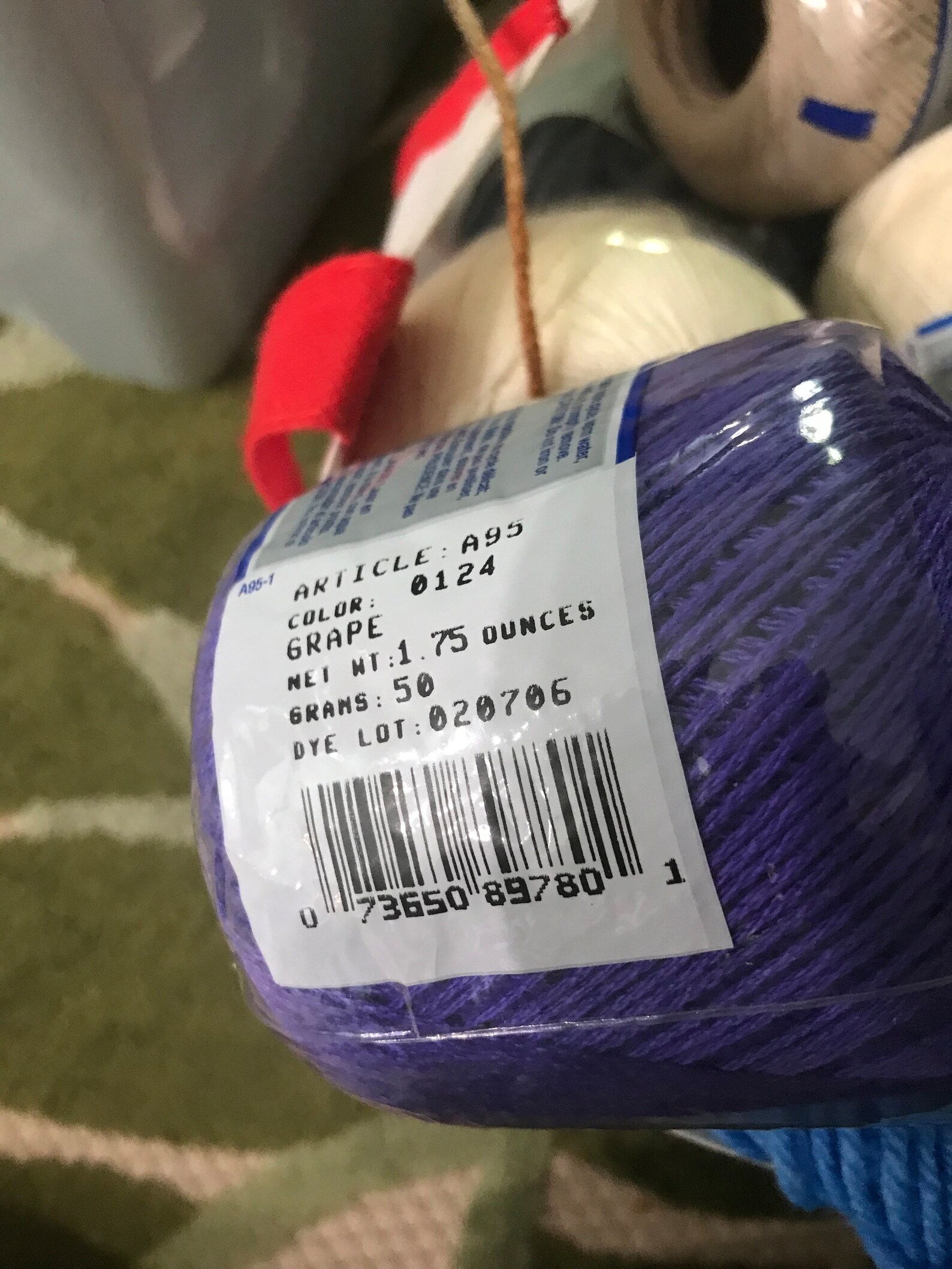 NWT J & P Coats Luster Sheen Ball or Cone -knit and Crochet Yarn ...