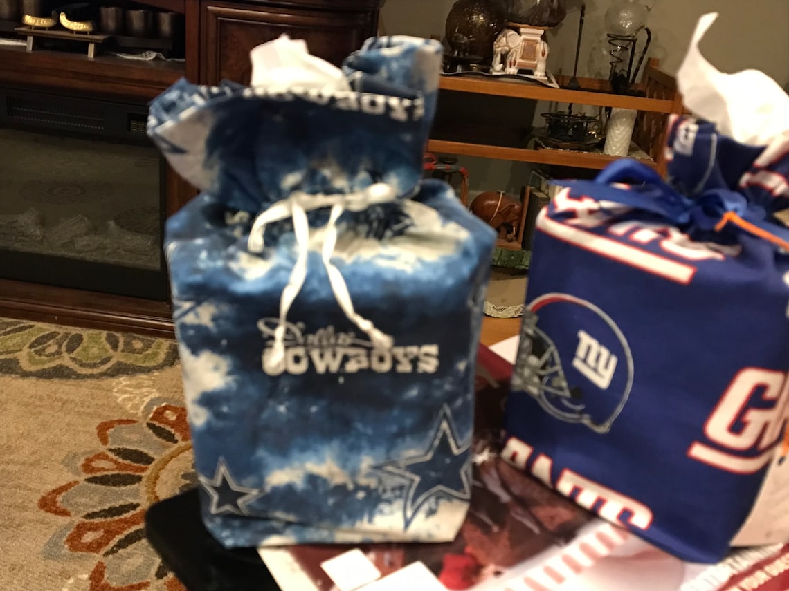 NFL Fabric Tissue Box Cover for Square Box - Choice of Dallas Cowboys ...