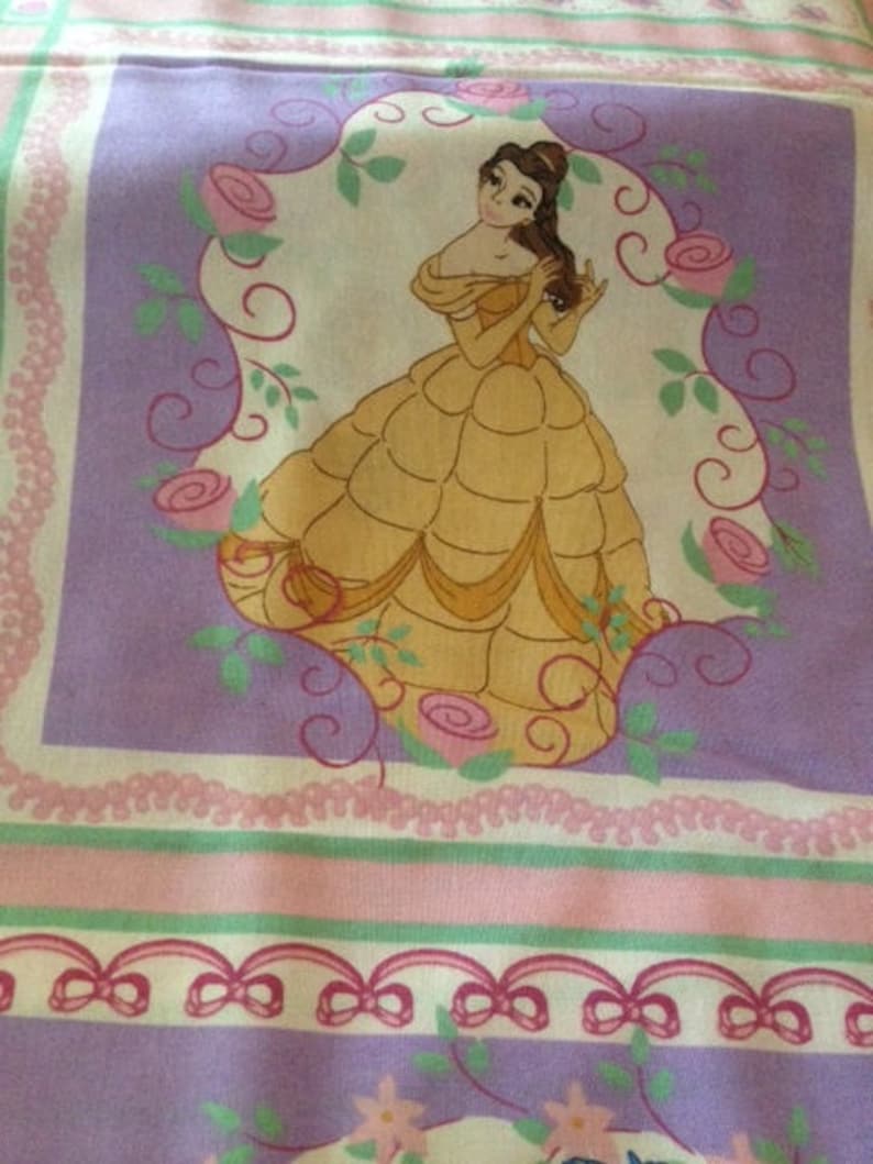 Disney Princess Fabric Panels - Belle, Aurora, Cinderella, Snow White ...
