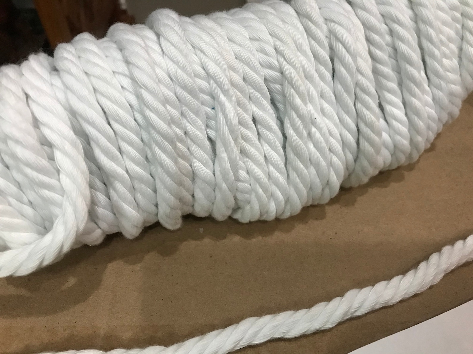 2 Yards White Cotton Rope/cord Accent Sewing Trim 3/8 Wide - Etsy