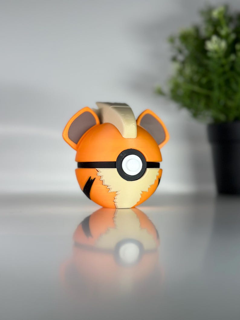 3D Printed Pokeball – Pokémon Collectible, Custom Desk Toy, Keychain or ...