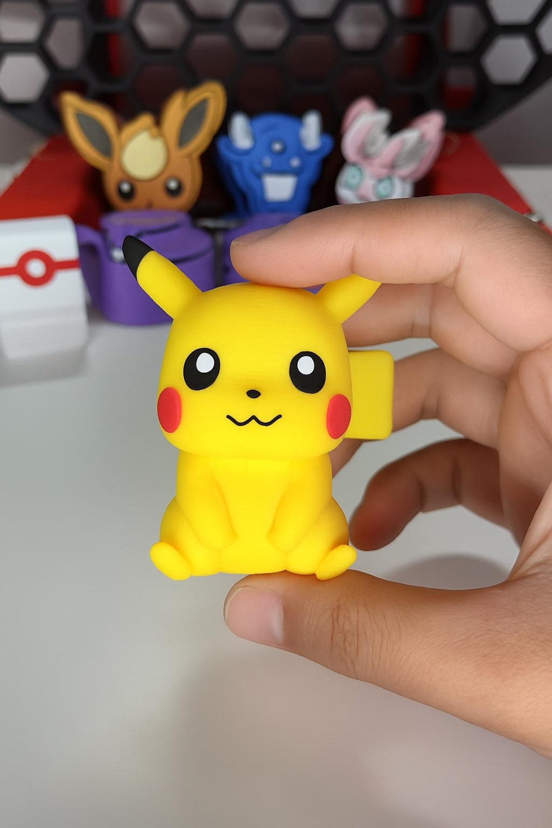 Pikachu Fidget Clicker Toy – Cute Pokémon-inspired Keychain for Stress ...