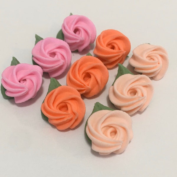 Peach Sugar Flowers - Etsy