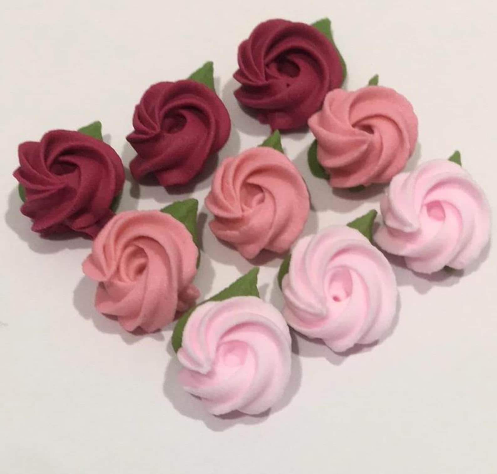 250 Mini Rosettes Royal Icing Flowers Approx.size 1/2” - Etsy