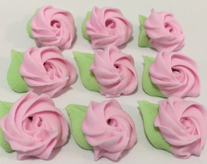 150 Mini Pink Rosettes Royal Icing Flowers Approx.size 1/2” - Etsy
