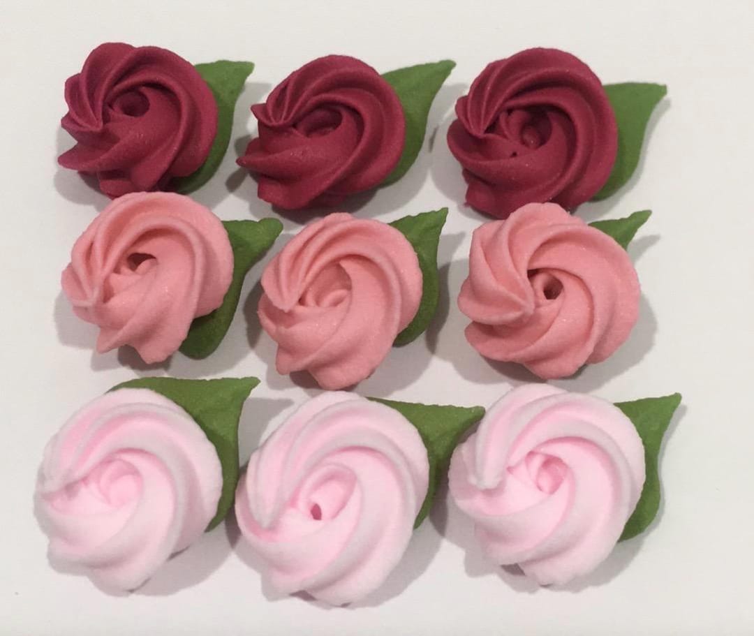 250 Mini Rosettes Royal Icing Flowers Approx.size 1/2” - Etsy