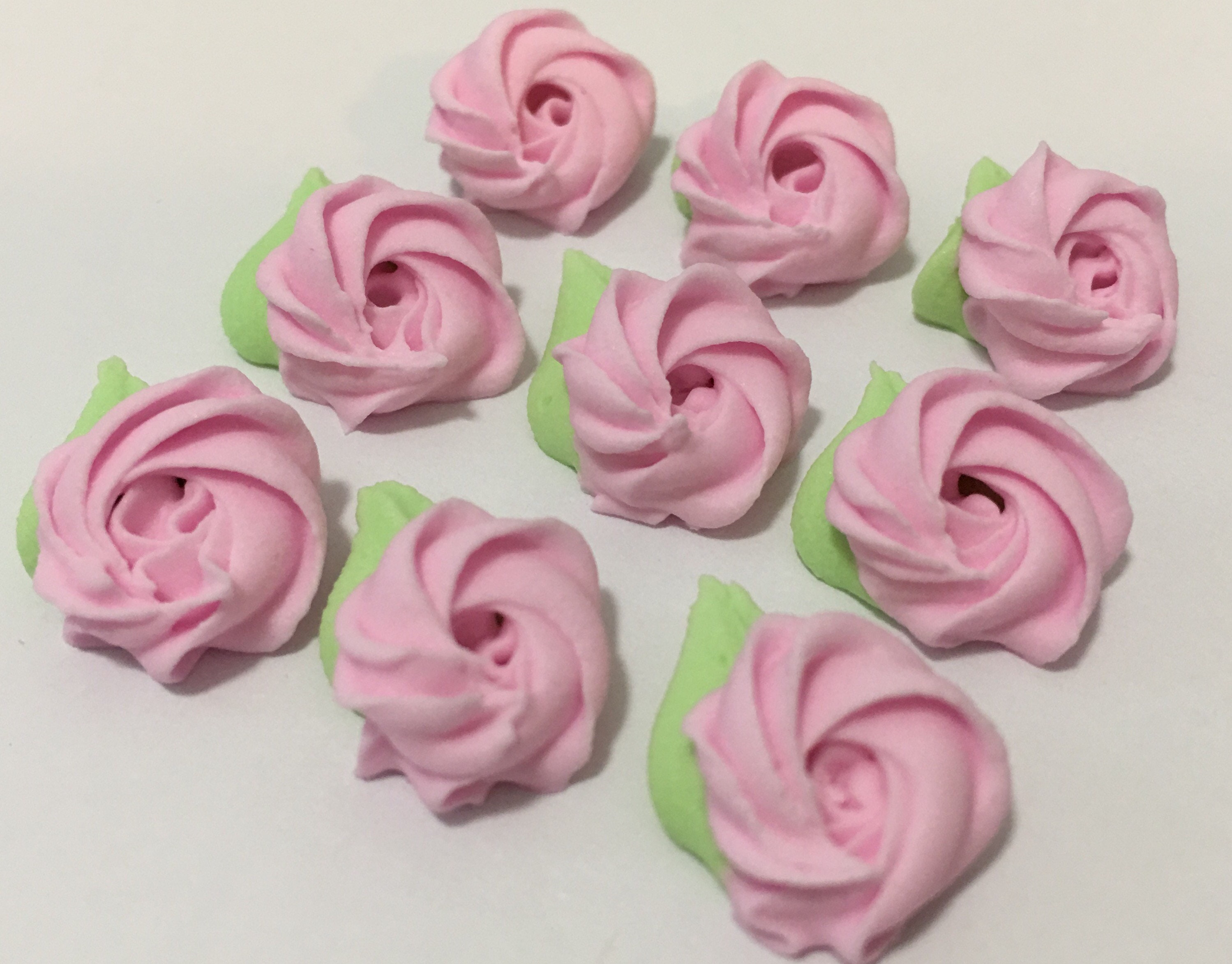 150 Mini Pink Rosettes Royal Icing Flowers Approx.size 1/2 - Etsy