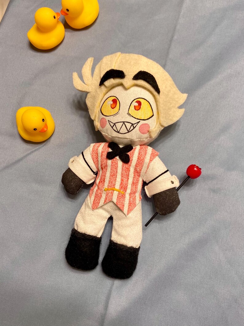 Lucifer Morningstar Plush Doll Hazbin Hotel Plushie - Etsy