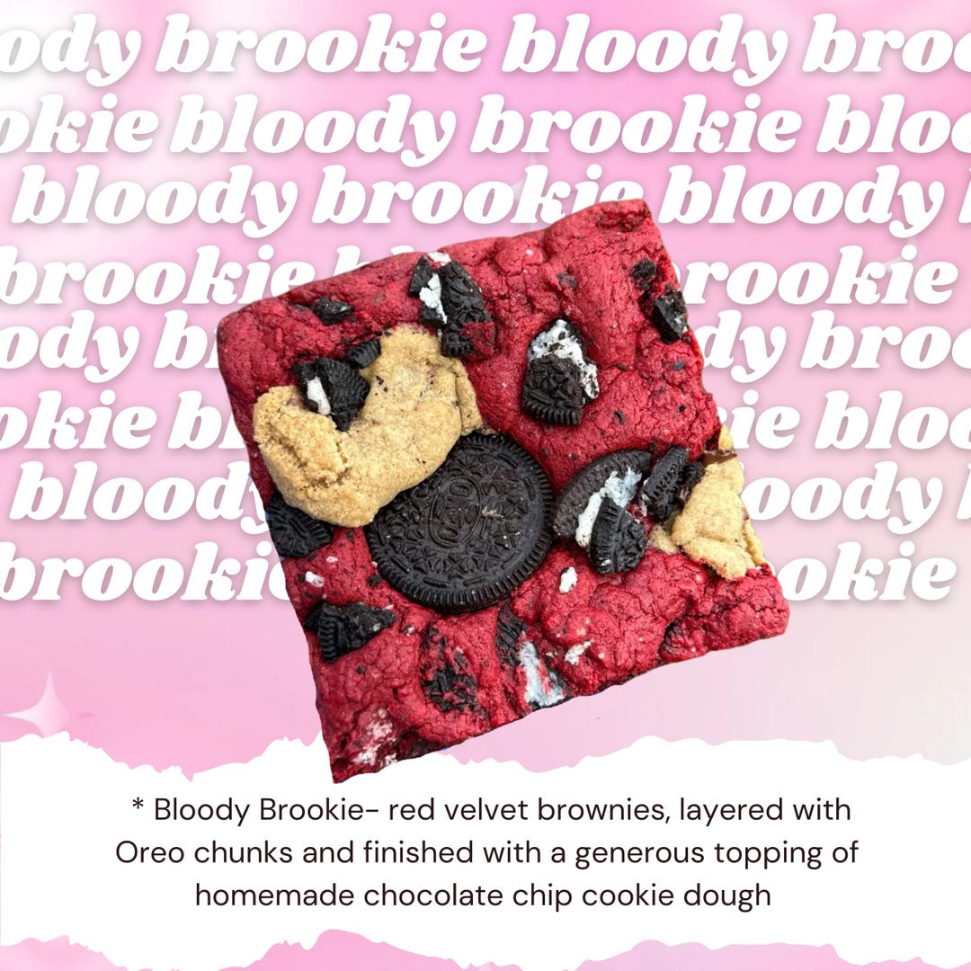 8x8 Red Velvet Brookie Pan With Oreo & Homemade Cookie Dough | Gourmet ...