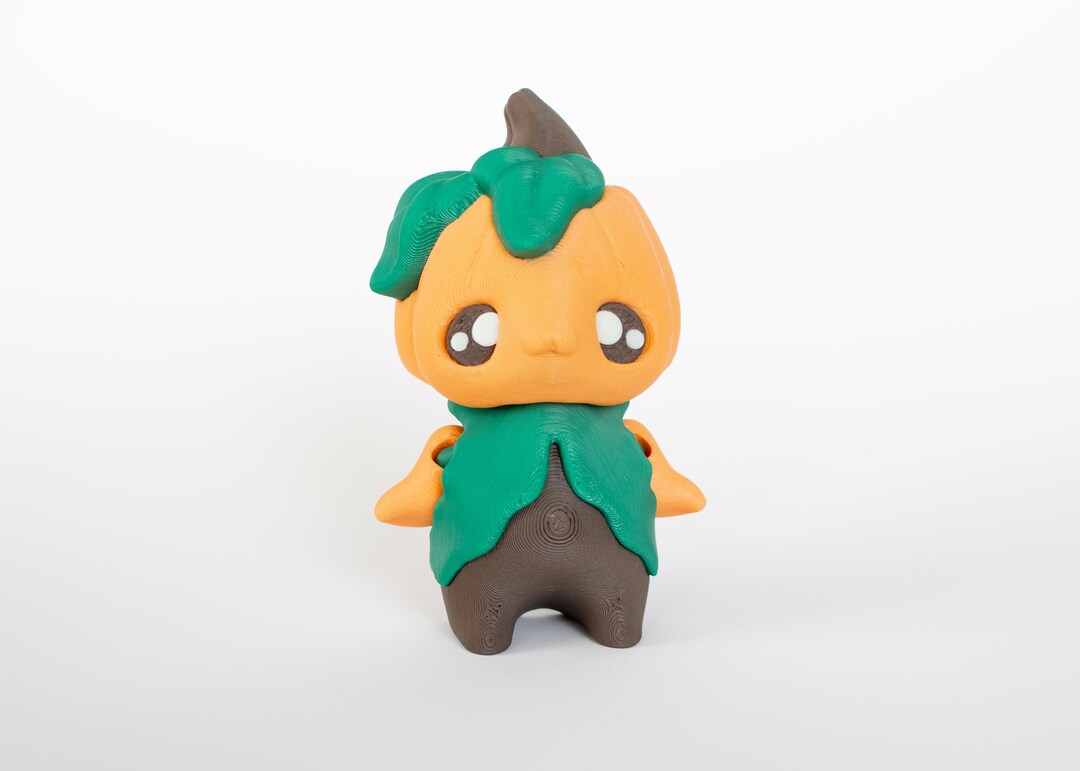 Fidget Pumpkin Pixie Figure! Cute 3D Printed Spooky Trick or Treat ...
