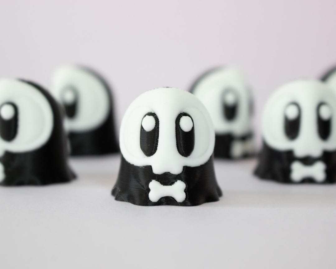 Bulk 3D Printed Ghosts! Mini Spooky Season Trick or Treat Handouts ...