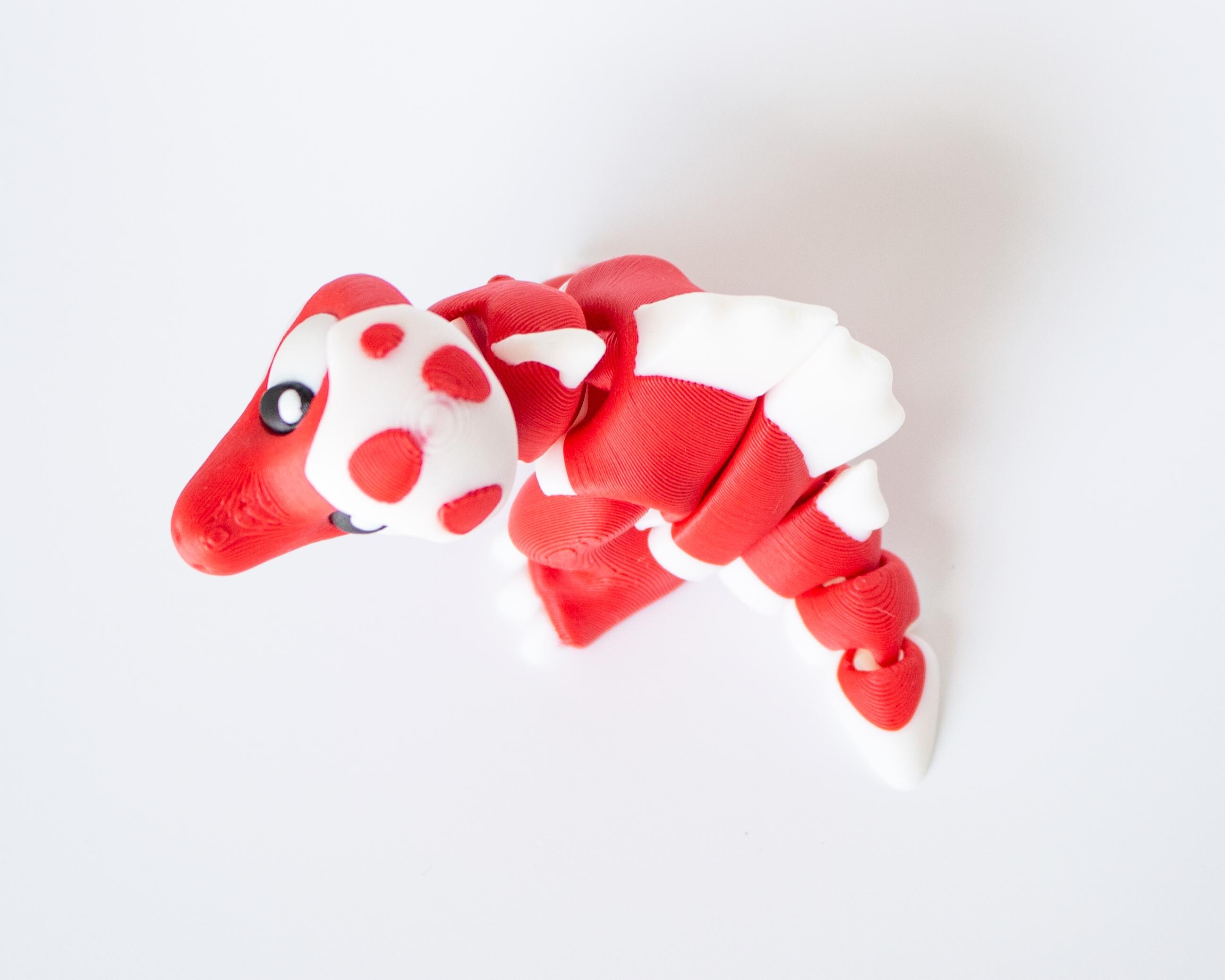 3D Printed Spinosaurus Dinosaur Toy, Articulated Flexi Fidget Dino ...