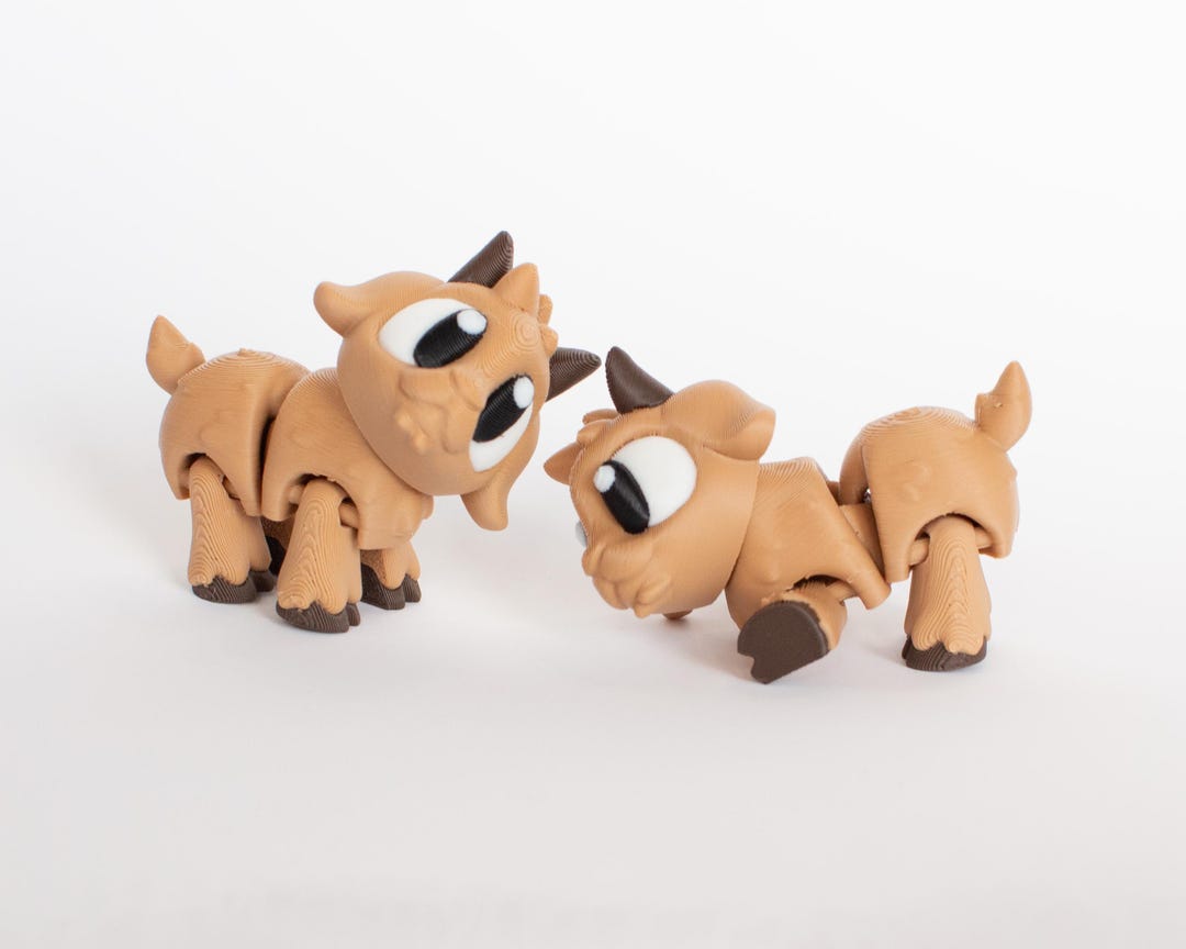 3D Printed Billy Goat! Cute Articulated Fidget Animals Sensory Toys ...