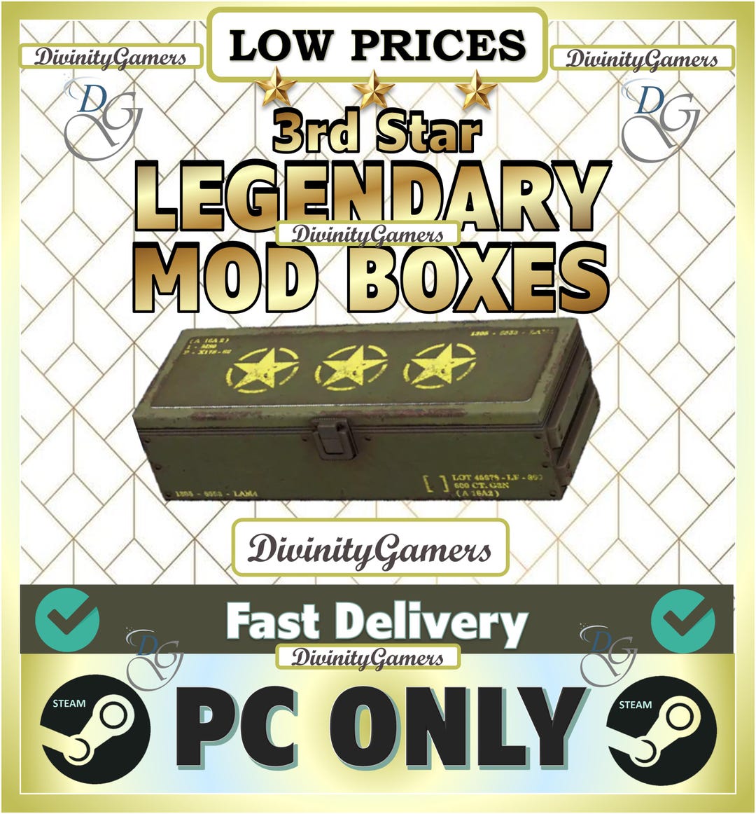 Fallout 76 Pc - LEGENDARY MOD BOXES / 3 Star / Fast Delivery - Etsy