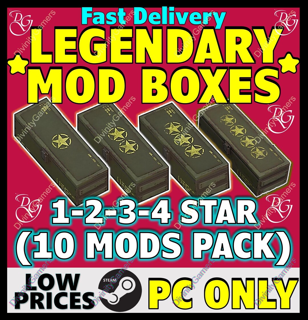 Fallout 76 Pc -all LEGENDARY MOD BOXES / 10 Mods Pack / Fast Delivery ...